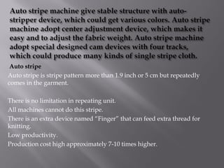 Feeder stripe, Engineering stripe and Auto stripe mechanism | PDF