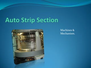Feeder stripe, Engineering stripe and Auto stripe mechanism | PDF