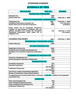 Fee details (1) | DOC