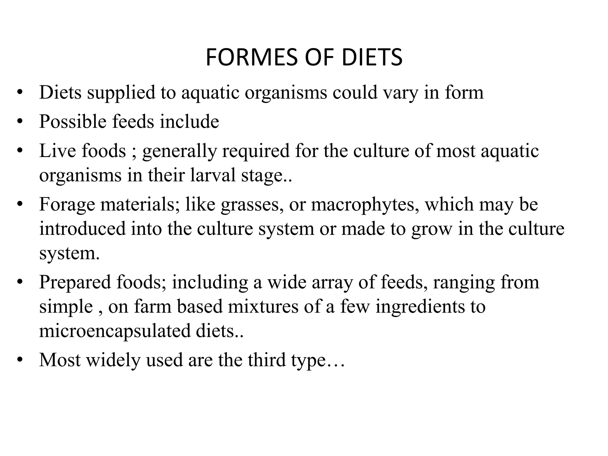 Feed formulation | PPTX