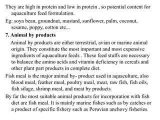 Feed formulation | PPTX