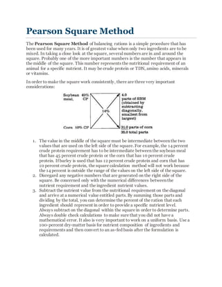 Feed formulation | DOCX