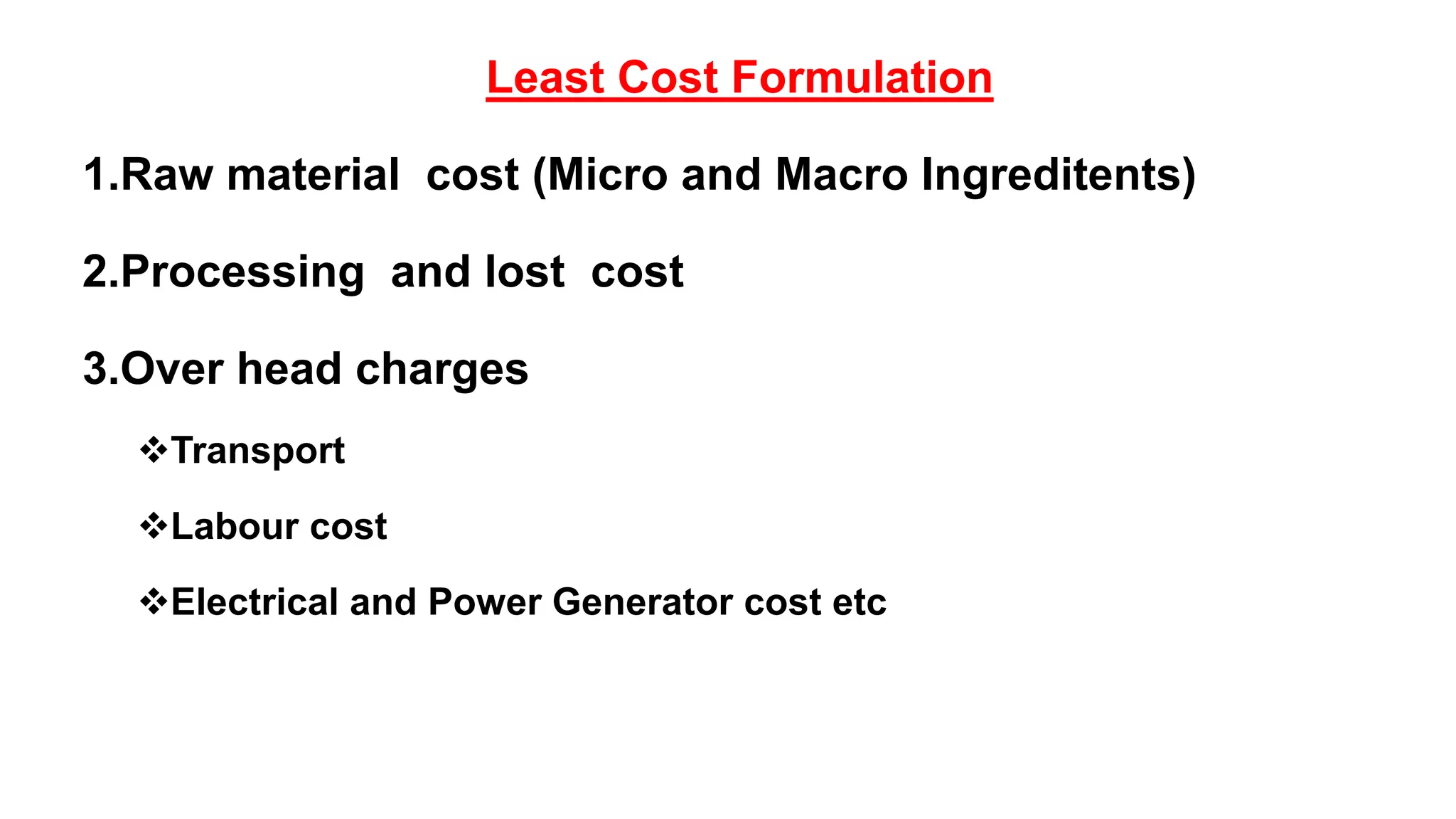 Poultry Feed formulation | PPT
