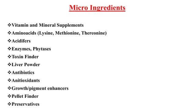Poultry Feed formulation | PPT | Pet Supplies | Pets