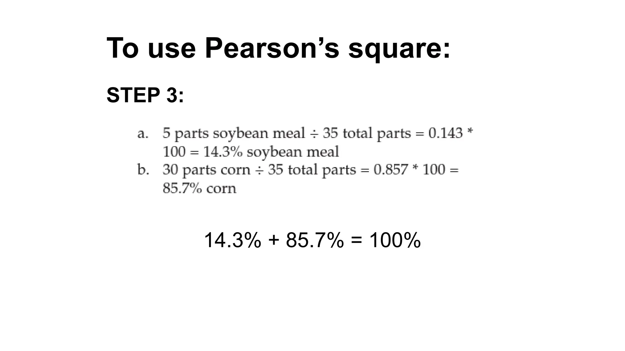 FEED FORMULATION (For Demonstration Purposes) | PPTX