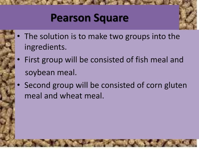 Feed formulation strategies and methods ja | PPTX | Fish and Aquariums ...