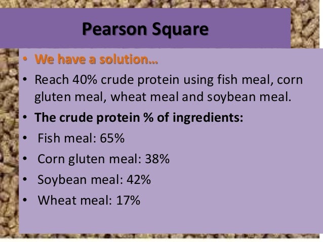 Feed formulation strategies and methods ja