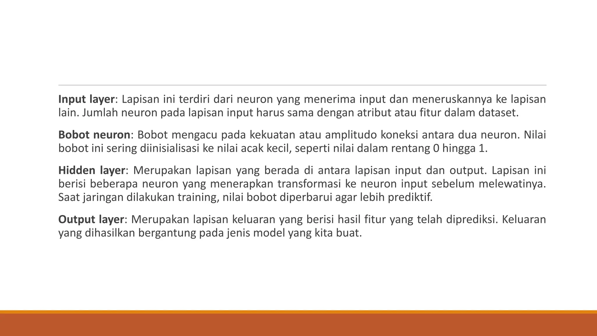 penjelasan Algoritma neural network Feed Forward | PPTX