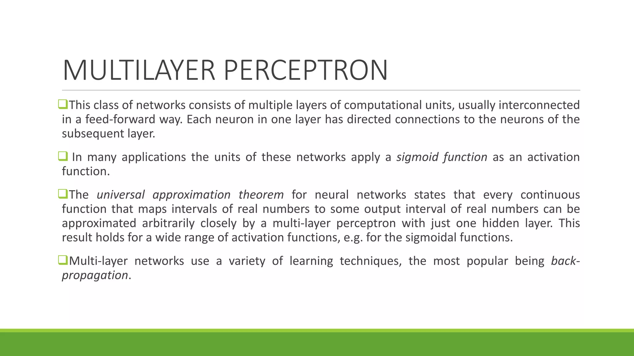 Feed forward ,back propagation,gradient descent | PPTX