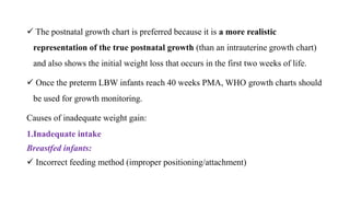 Feeding of Infants- types and growth chart | PPTX