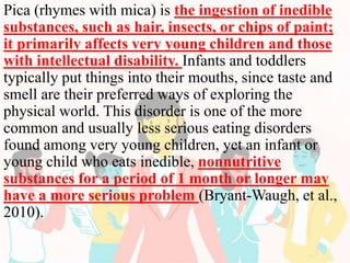 Feeding and eating disorder | PPTX