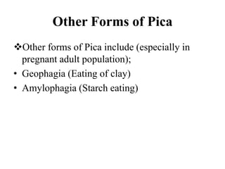 Feeding and eating disorders in infancy | PPTX
