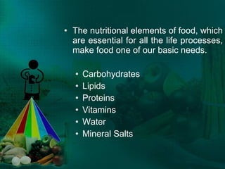 Feeding and nutrition | PPT