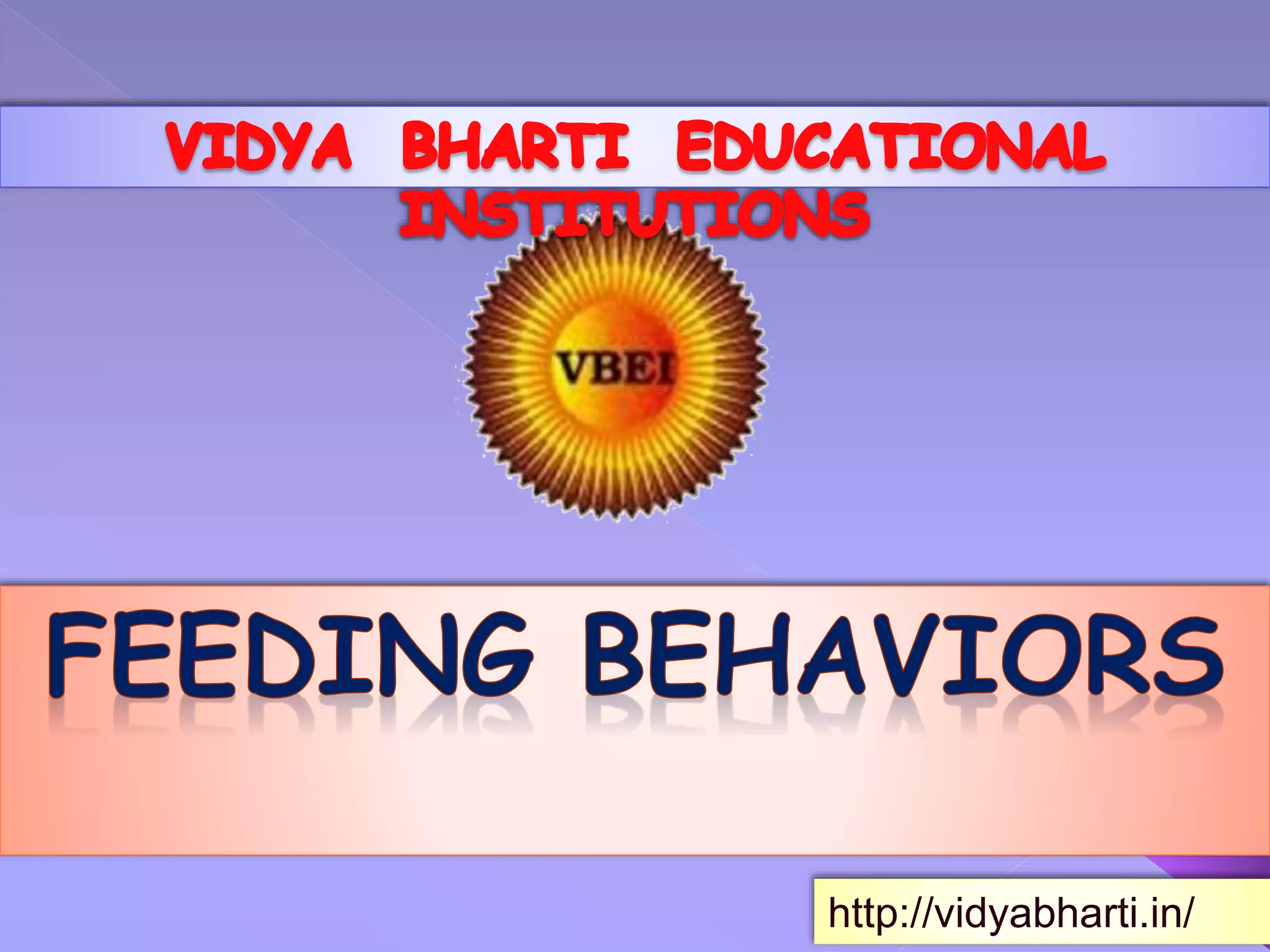 Feeding behaviors | PPTX