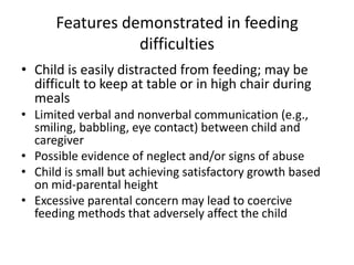 Understanding Food and Feeding difficulties | PPTX