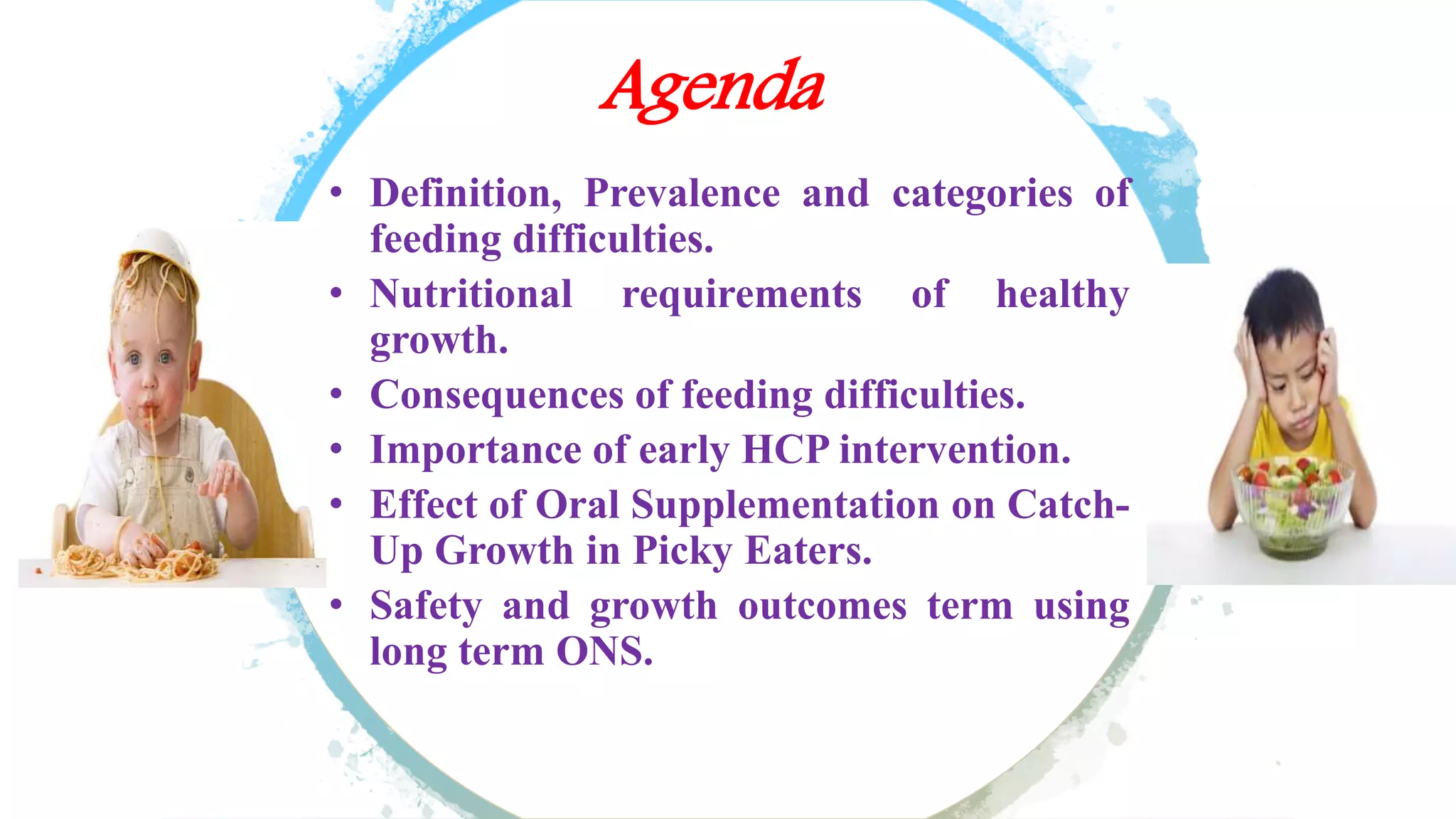 Feeding difficulties in young children | PPTX