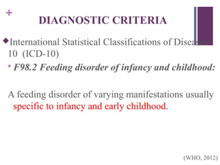Feeding disorders 2 | PPT