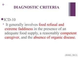 Feeding disorders 2 | PPT
