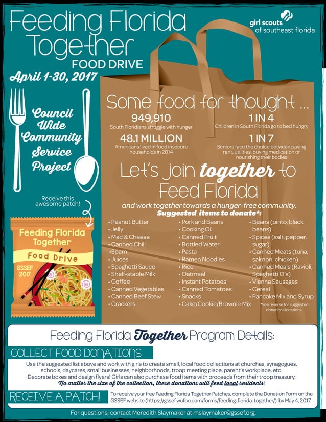 Feeding Florida Together flyer | PDF | Cooking | Food & Drink