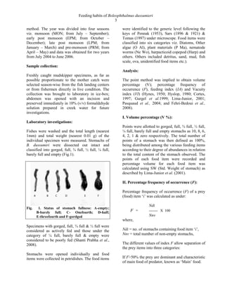 Feeding Habits of Boleophthalmus dussumieri (Cuv. & Val.) from Ulhas ...