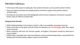 FEEDING IN PRETERM BABIES AND SPECIAL CONDITIONS.pptx