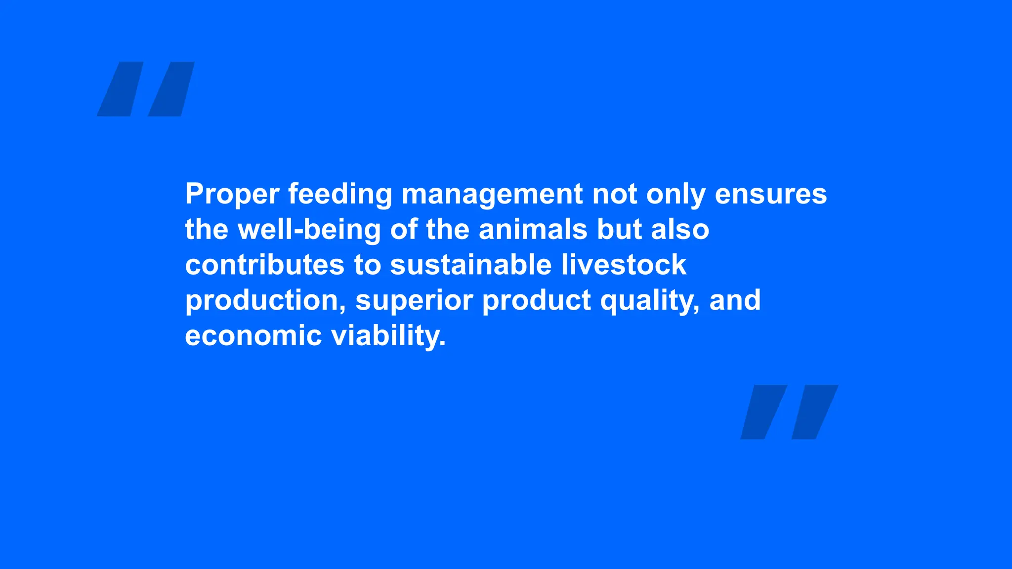 Feeding Management Strategies for Healthy and Productive Livestock | PPTX