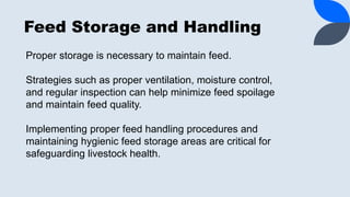 Feeding Management Strategies for Healthy and Productive Livestock | PPTX