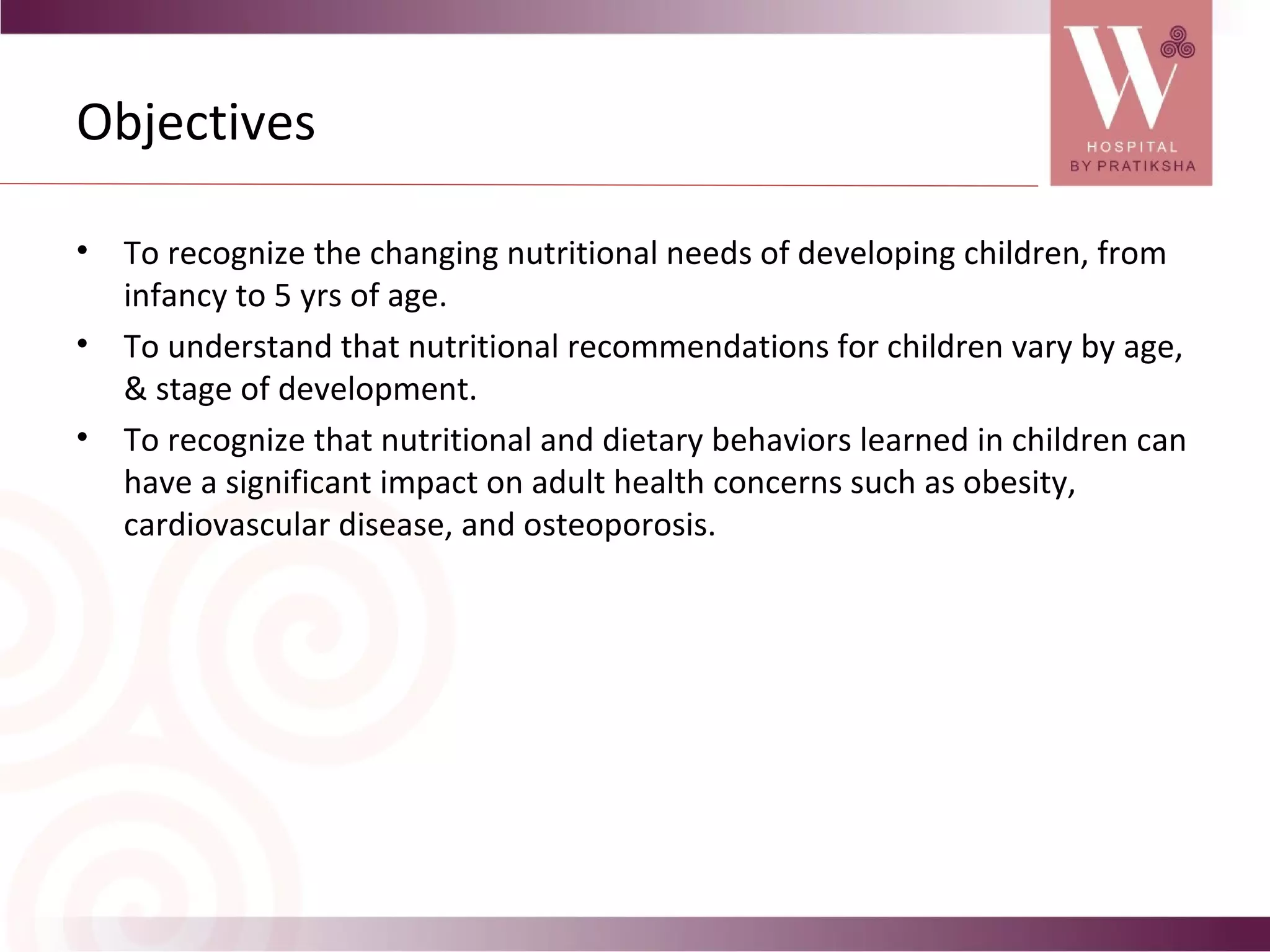 Feeding & nutrition in Children | PPT