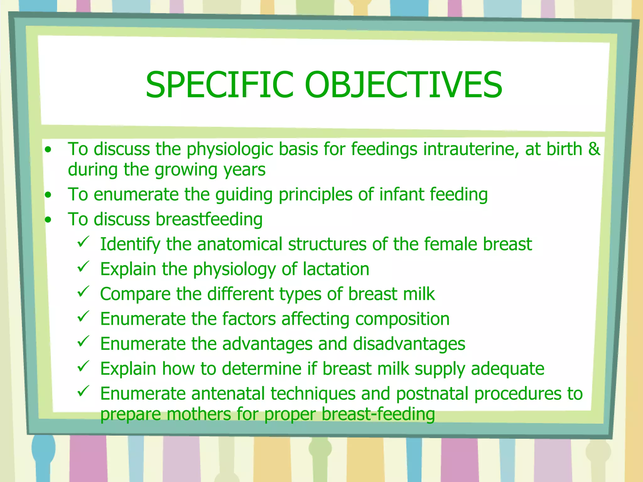 Feeding Of Infants And Children | PPT