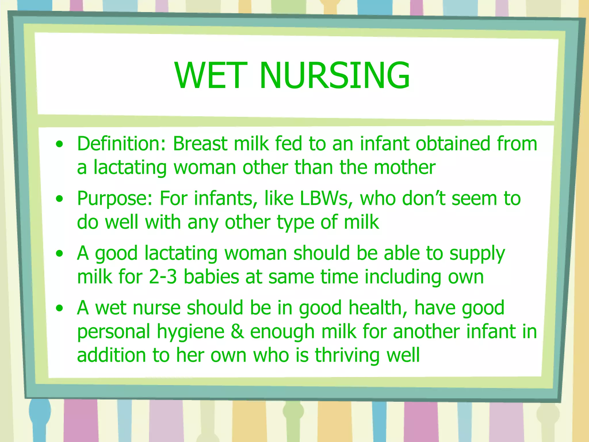 Feeding Of Infants And Children | PPT