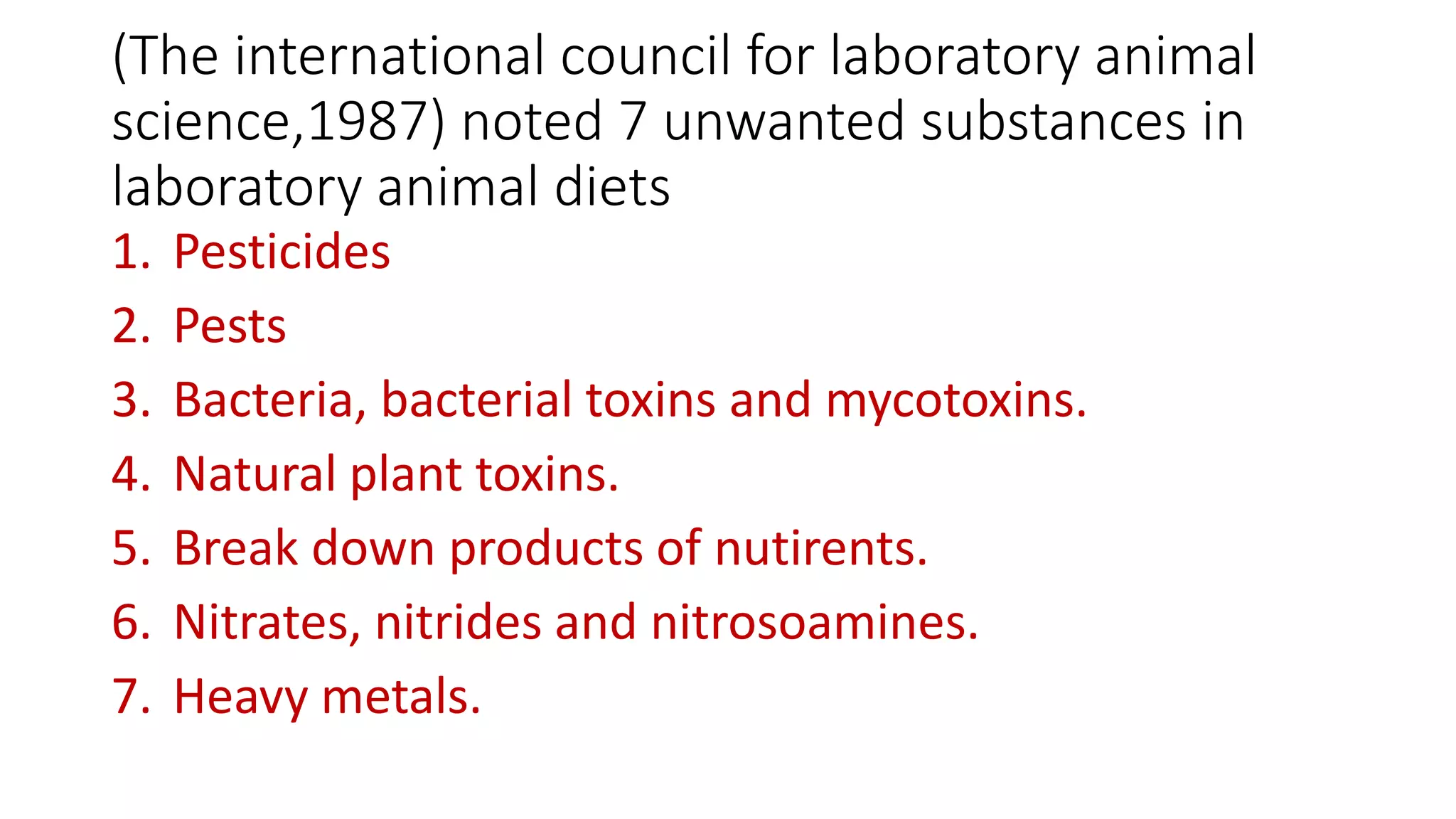 Feeding of laboratory animals by Dr.SUNIL KUMAR BOYA | PPTX