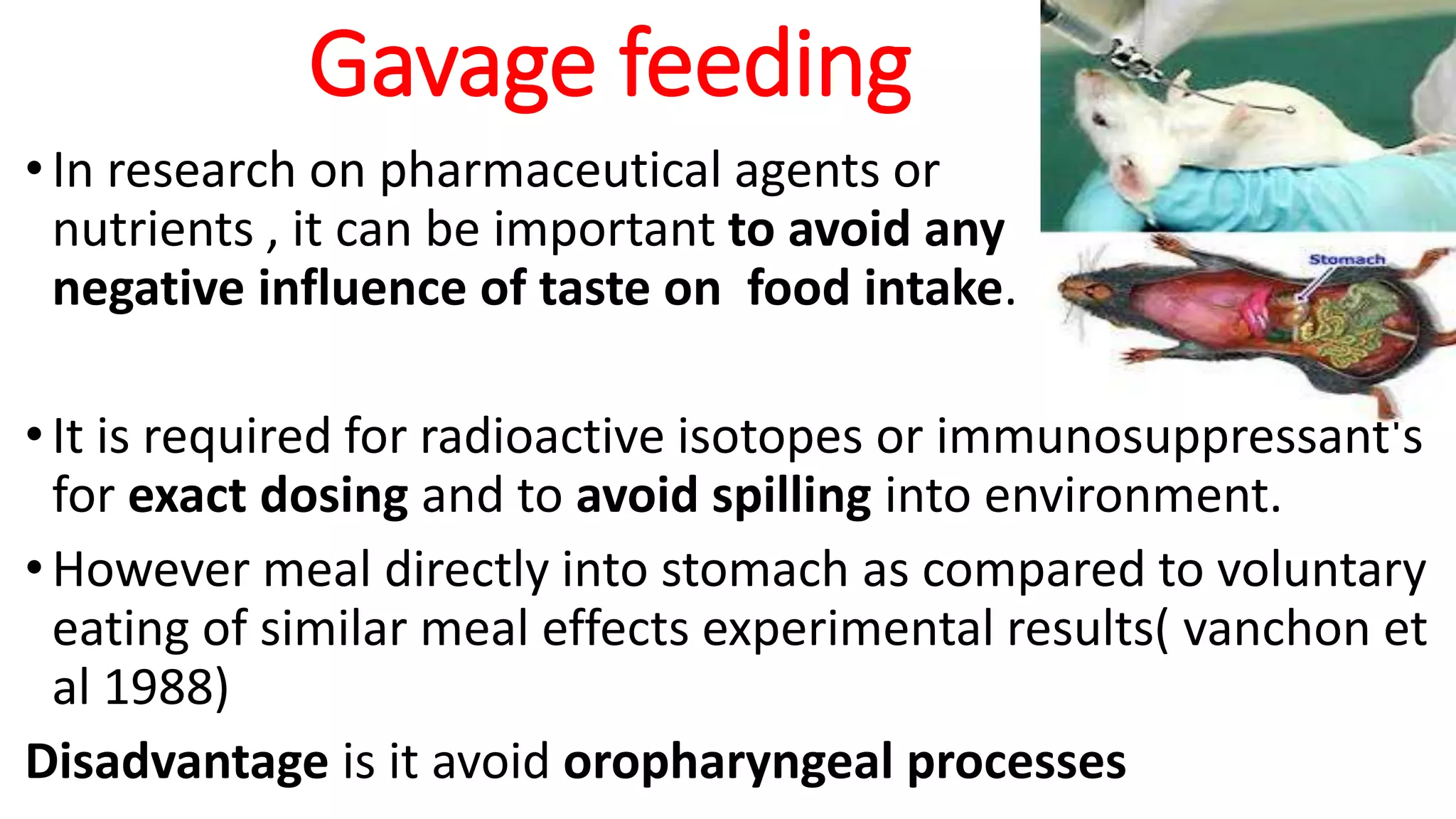 Feeding of laboratory animals by Dr.SUNIL KUMAR BOYA | PPTX