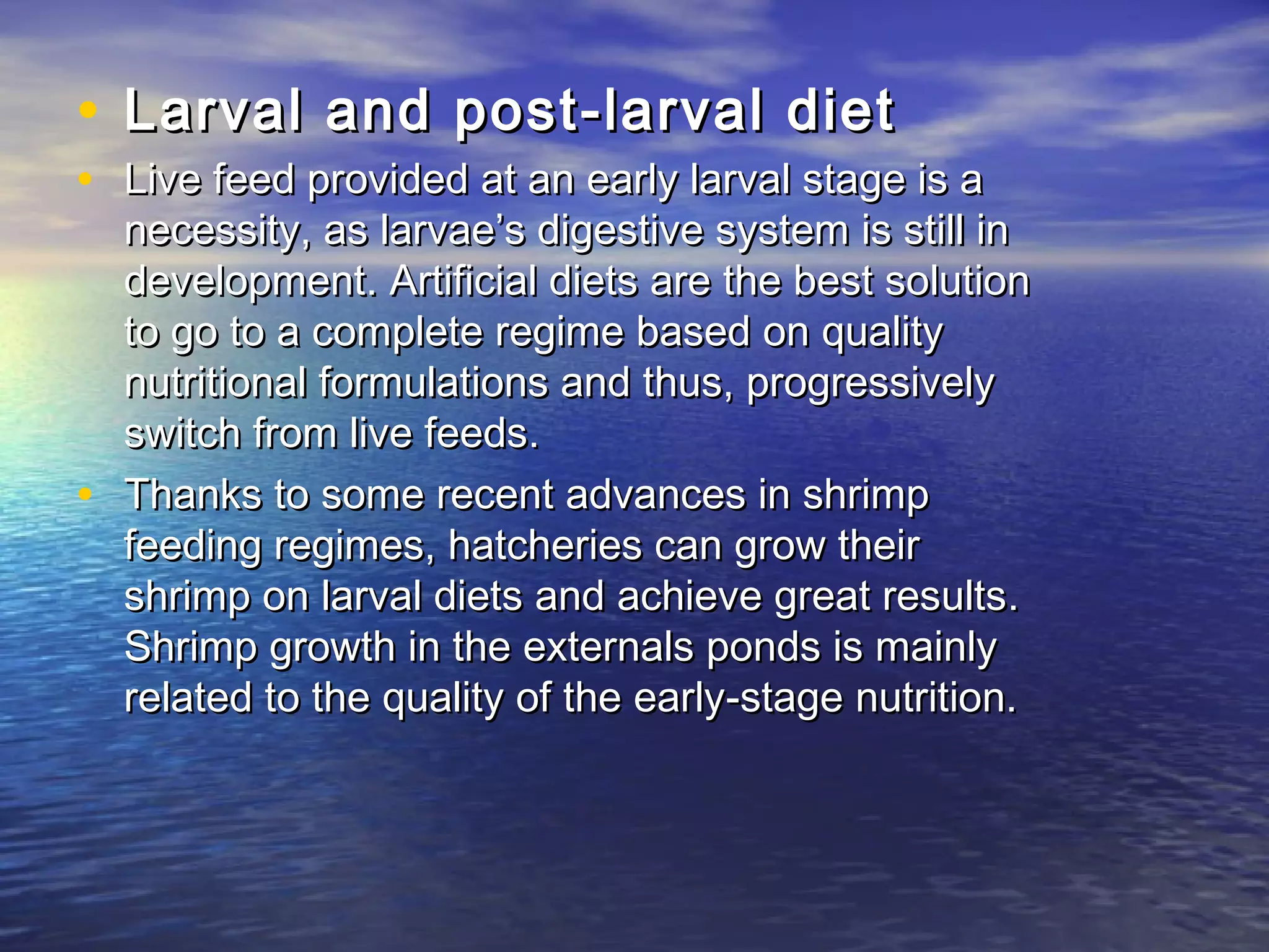 Feeding of shrimps | PPT