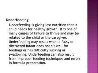 Feeding problems in children | PPTX