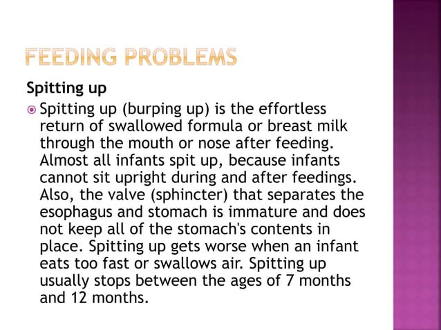 Feeding problems in children | PPTX | Digestive Disorders | Diseases ...