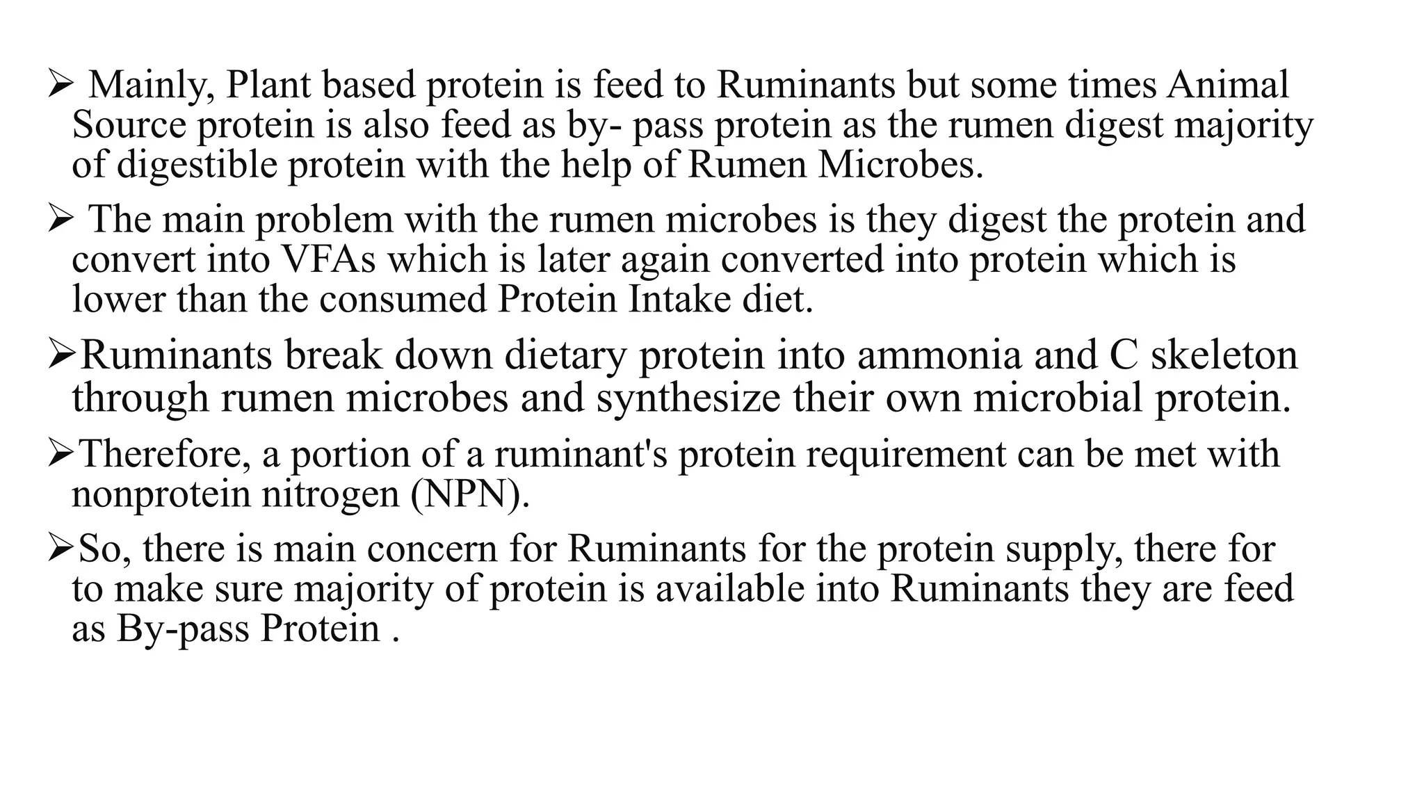 Feed ingredients used for animal feed (ruminants) | PPTX