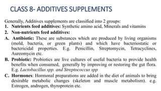 Feed ingredients used for animal feed (ruminants) | PPTX