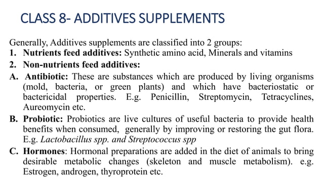 Feed ingredients used for animal feed (ruminants) | PPTX