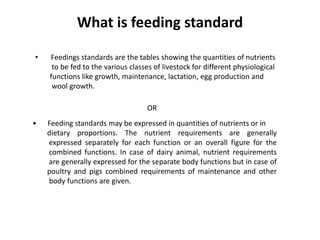 Feeding standard | PPTX