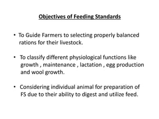 Feeding standard | PPTX