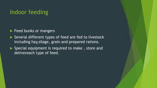 Feeding system for livestock and poultry | PPTX