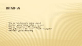 Feeding the patient-1.pptx