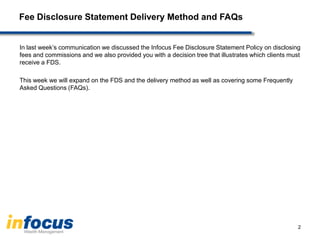 Fee Disclosure Statement Delivery Methods | PPTX