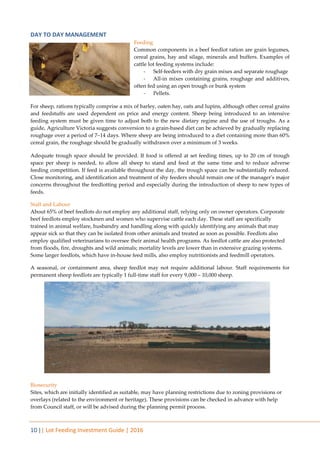 Feed lot investment guide | PDF