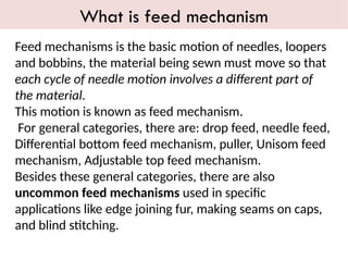 Feed Mechanism of apparel manufacturing.pptx