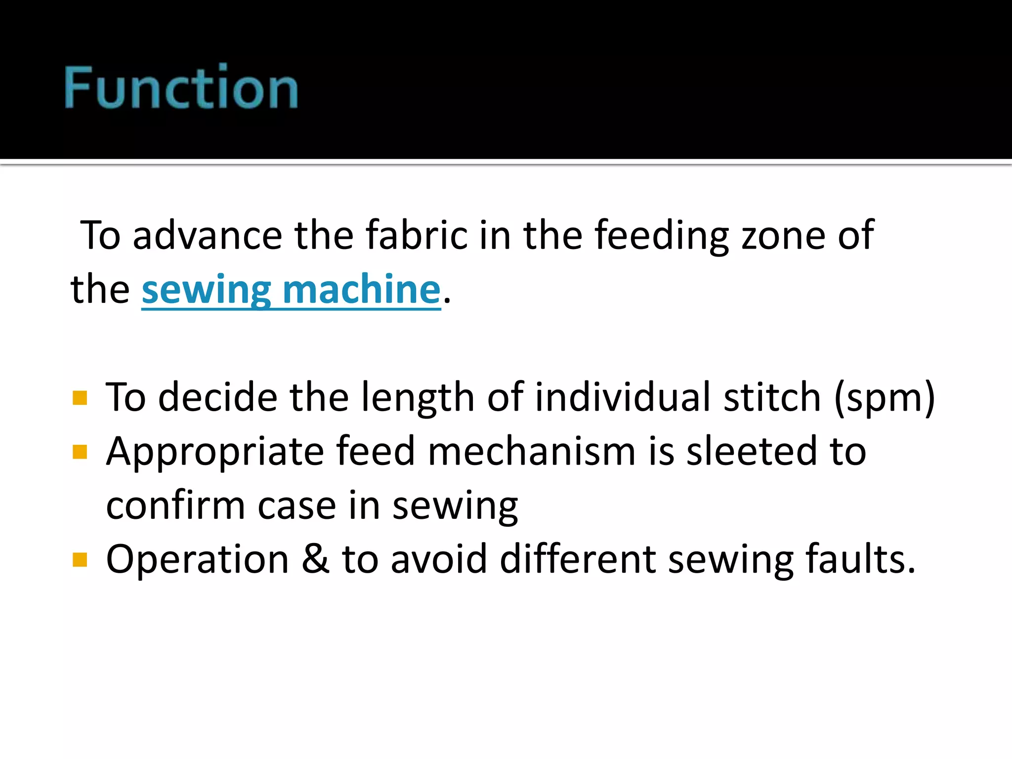 Feed mechanism by pratik solanki | PPTX