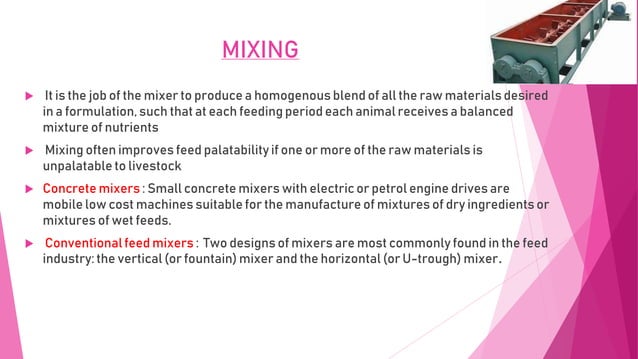 Feed Mill Operations.pptx | Home Appliances | Home & Garden