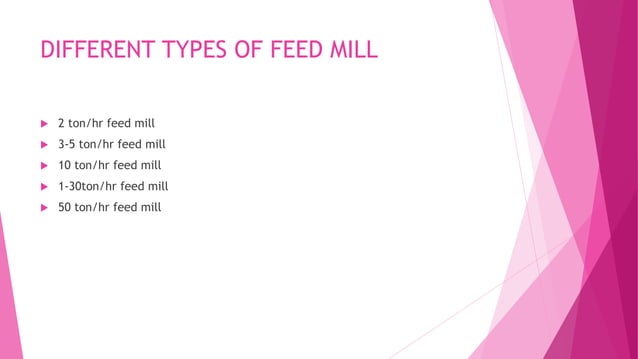 Feed Mill Operations.pptx | Home Appliances | Home & Garden