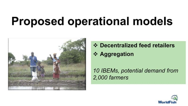 Fish Feed model Zambia GIZ project | PPT