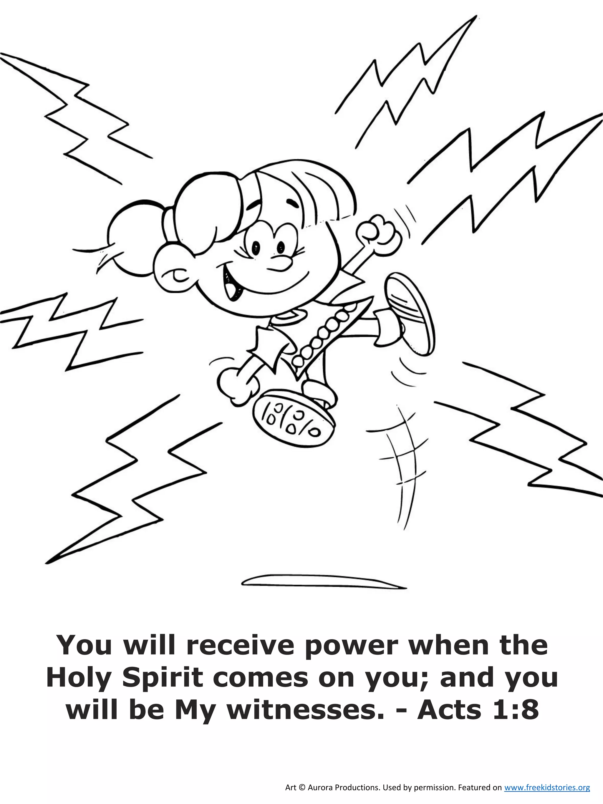 Coloring Pages Holy Spirit